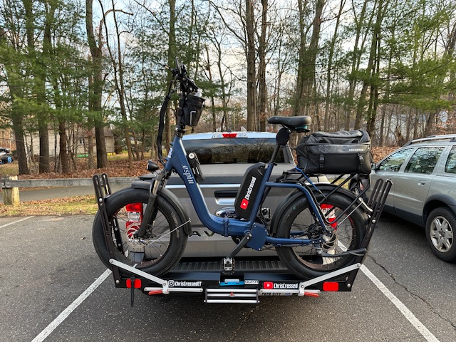 My New Hitch Ebike Rack: QuikrStuff Mach2 - Chris Crossed Ebiking